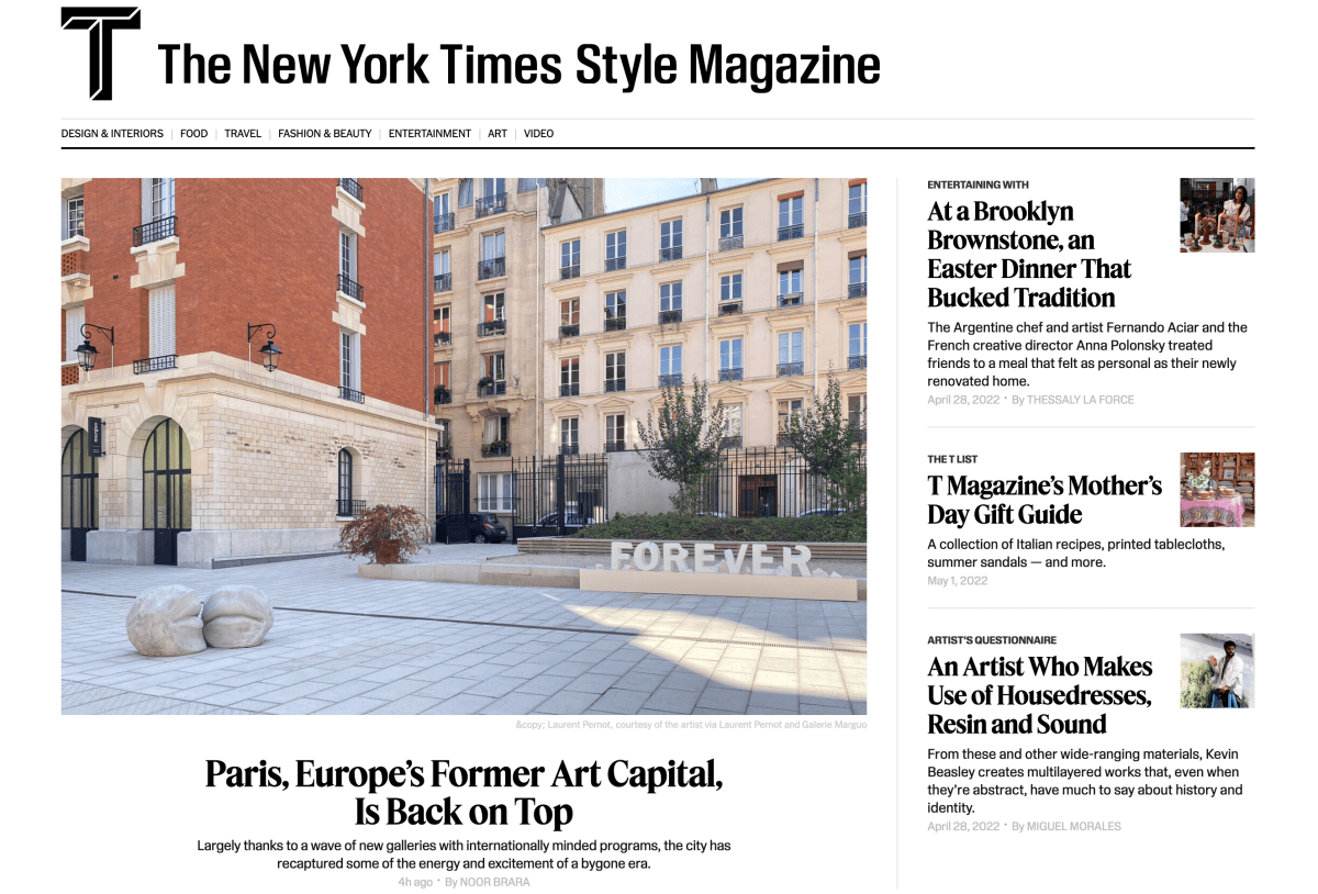 T: New York Times Style Magazine – Astria Suparak